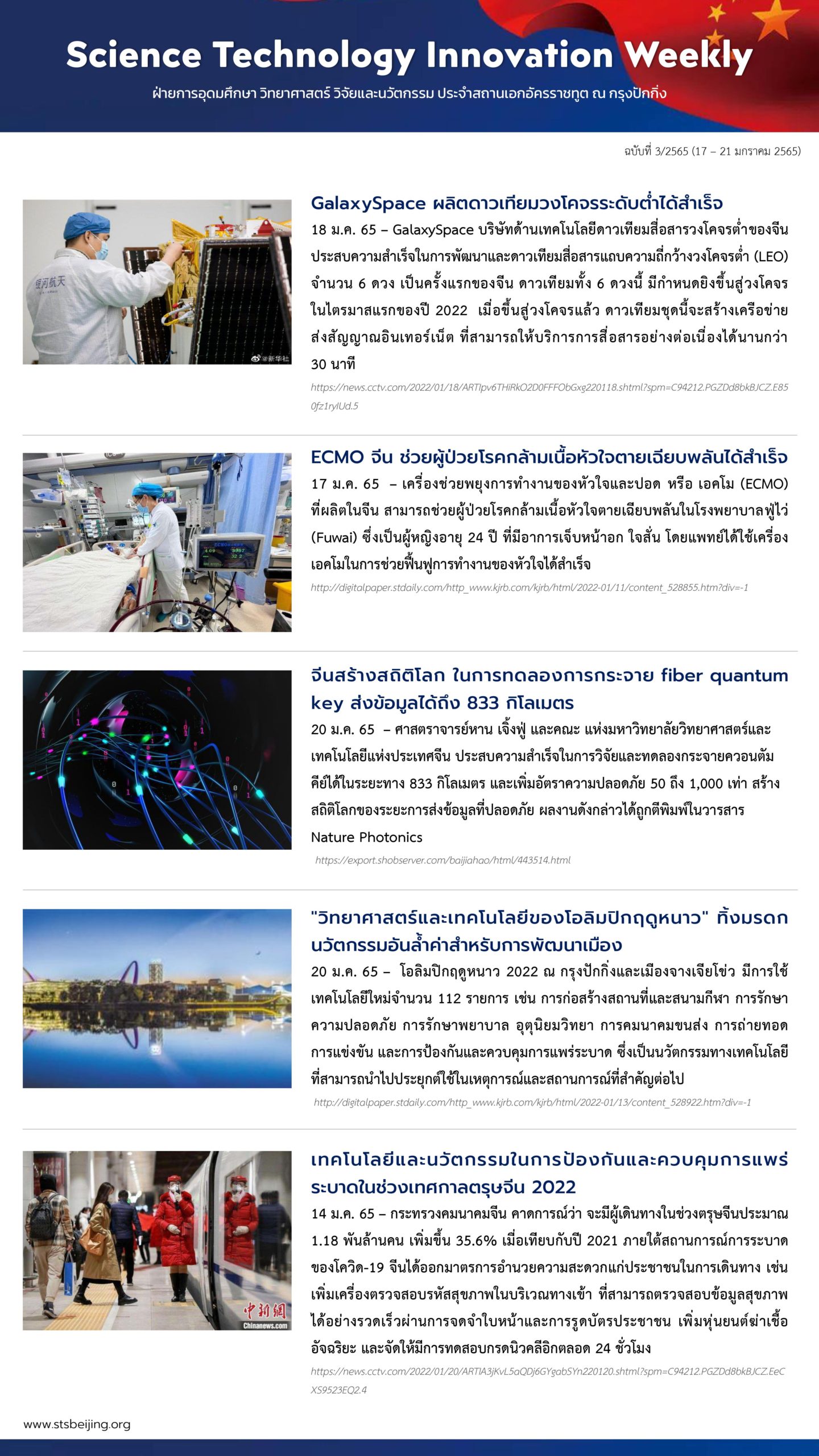 Science Technology Innovation Weekly No.3/2565 - ฝ่ายวิทยาศาสตร์และ ...